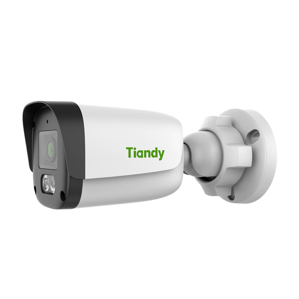 Tiandy TC-C34QN-I5W/E/Y/2.8MM/V4.2 4MP Color Maker IP Network PoE Built-in Mic Bullet Camera (2 ...